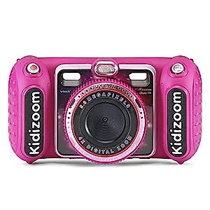 VTech KidiZoom Duo DX Digital Selfie Camera with MP3 Player, Pink