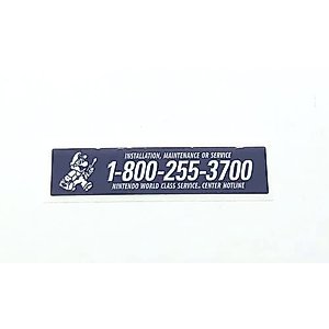 Game Boy Original DMG-01 Service Sticker Label