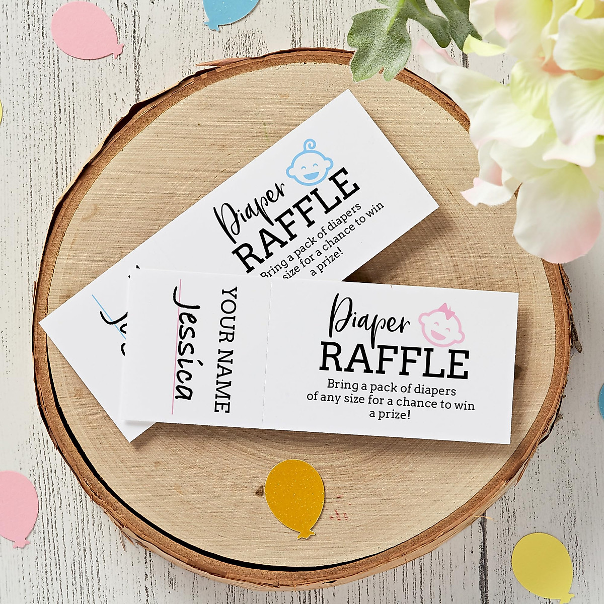 Avery Printable Tickets, 2-1/8" x 5-1/2", Laser/Inkjet, 200 Tickets, Great for Raffle Tickets (16431)