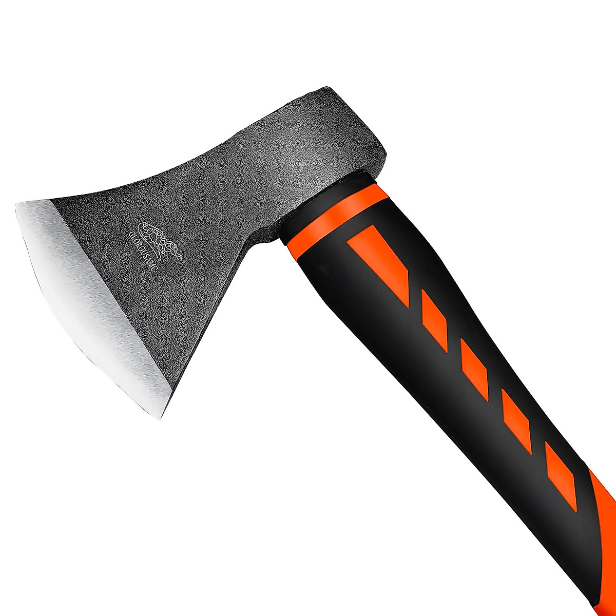 Chopping Axe, Hand Axe, Camp Hatchet for Splitting Kindling and Chopping Branches, Wood Chopping Axe 5.5 lb with 36-in Fiberglass Handle