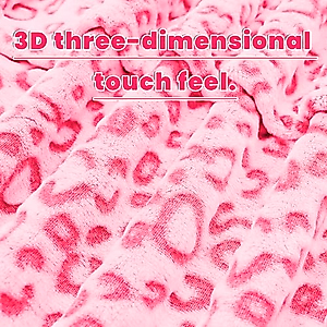Warm Blanket Pink Soft Fleece Blankets Throw Blankets for Bed