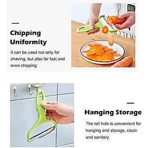 Green Cabbage Shredder,Vegetable Cutter Cabbage Slicer,Stainless Steel Fruit Vegetable Potato Peeler Cabbage Graters Kitchen Must Have for Home Restaurants 18 * 12cm