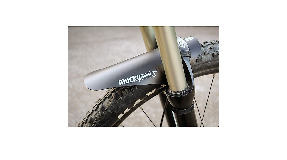 Mucky Nutz Face Fender Black/Blue - Lightweight MTB Mudguard