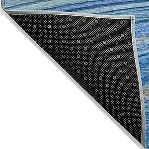 Addison Rugs Chantille ACN585 Blue 9' x 12' Indoor Outdoor Area Rug, Easy Clean, Machine Washable, Non Shedding, Bedroom, Living Room, Dining Room, Kitchen, Patio Rug