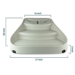 PET STANDARD Ramp Compatible with Litter-Robot Litter Box (Beige)