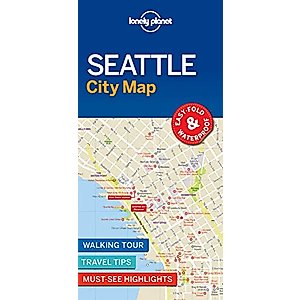 Lonely Planet Seattle City Map 1