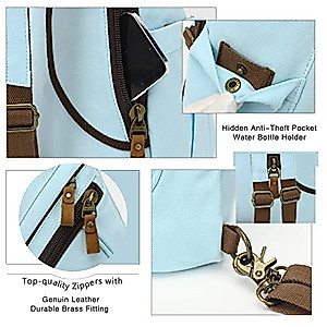 KL928 Canvas Sling Bag - Small Crossbody Backpack Shoulder Casual Daypack Rucksack for Men Women(Large Version)