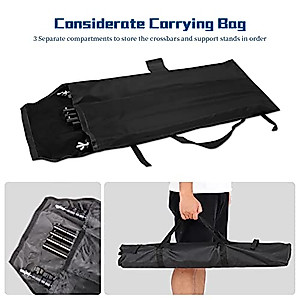 Kshioe Backdrop Stand 2x3m/6.5x9.8ft Photo Video Studio Adjustable Background Support System Stand with Carry Bag