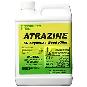 Southern Ag 006130 Atrazine St. Augustine Weed Killer 32oz Specialty Herbicide, Light Tan