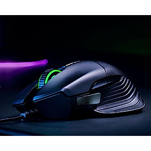 Razer Basilisk Essential Gaming Mouse: 6400 DPI Optical Sensor - Chroma RGB Lighting - 7 Programmable Buttons - Mechanical Switches - Classic Black