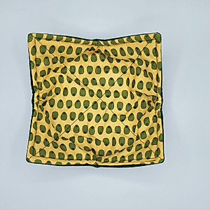 Olives Microwave Cozy Mustard Yellow Martini Olive Reversible Microwaveable Soup Holder Potholder Drinks Cocktails Bowl Buddy Kitchen Linens Gardener Handmade Hostess Housewarming Gifts Under 10