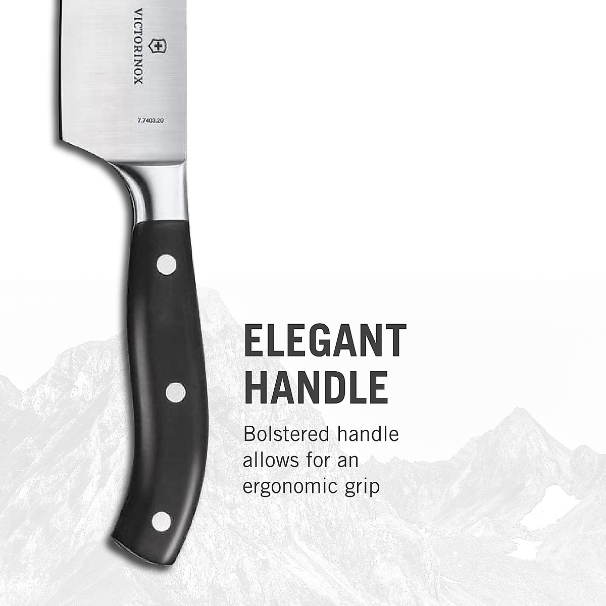 Victorinox 7.7243.3 Forged 3-Piece Chef's Knife Set, 8 Inch, Black