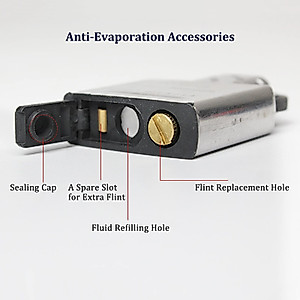 Universal Lighter Replacement Repair Kit Pack for Petrol Gas Fluid Lighter Oil Lighter (200pcs Flint Stone,10pcs Wick,6pcs Cotton,Cotton Felt Pad & 2pcs Rubber Felt Pad,Tweezers)-Gold