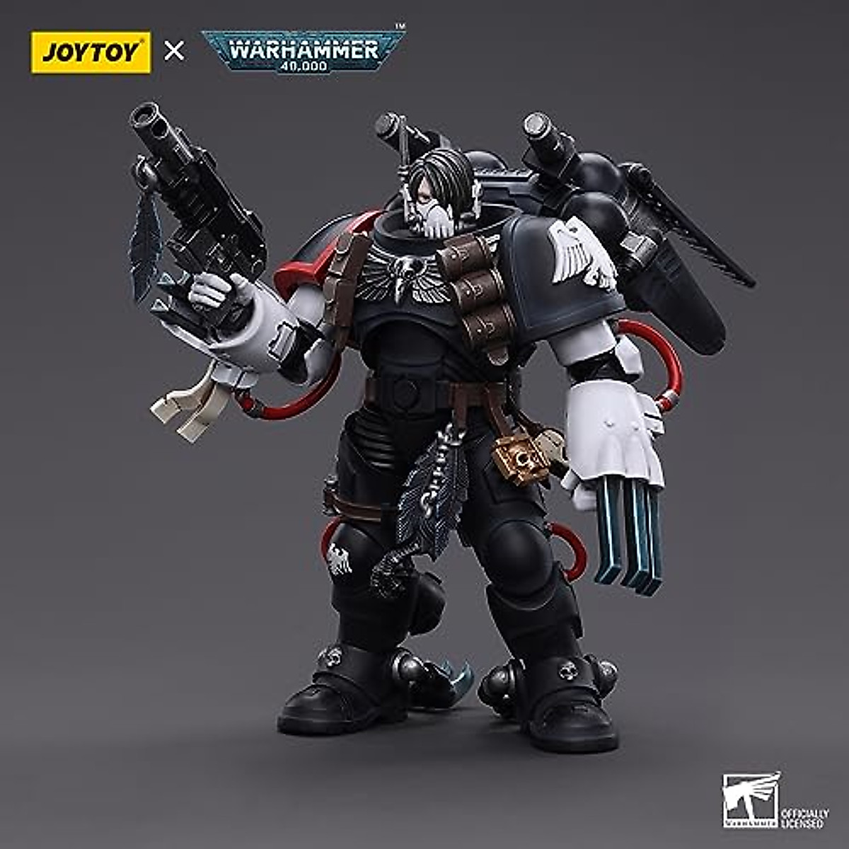 HiPlay JoyToy Warhammer 40K Raven Guard Chapter Master Kayvaan Shrike 1:18 Scale Collectible Action Figure