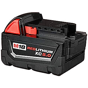 Milwaukee 48-11-1850 M18 Redlithium 5.0Ah Bat Pack