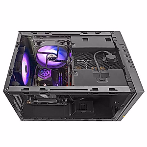 SilverStone Technology SUGO 14, SG14, Black, Mini-ITX Cube Chassis, Supports 3 Slot Full Length GPUs/ATX PSU / 240mm AIO, 4 Removable Panels, SST-SG14B