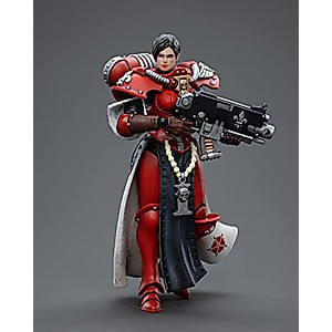 Pipigirl JoyToy × Warhammer Genuine License 1/18 Action Figures, 4inch Army Military Extreme Warrior Models Kits (Sister Ignacia)