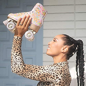 Impala Rollerskates Girl's Impala Quad Skate (Big Kid/Adult) Cynthia Rowley Floral 6 (US Men's 4, Women's 6) M