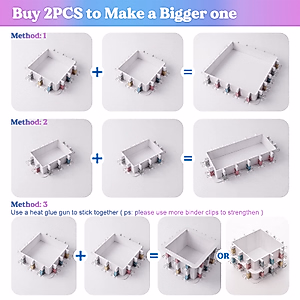 LET'S RESIN Adjustable Mold Housing for Silicone Molds Making, Mold Master for Mold Making Silicone Rubber, Plastic Housing Frame for DIY Resin Molds, Candle Molds, Soap Molds Making