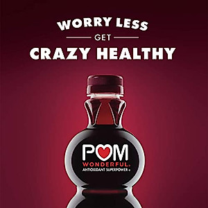 POM Wonderful, 100% Pomegranate Juice, 16 Fl Oz Bottle (Pack of 6)