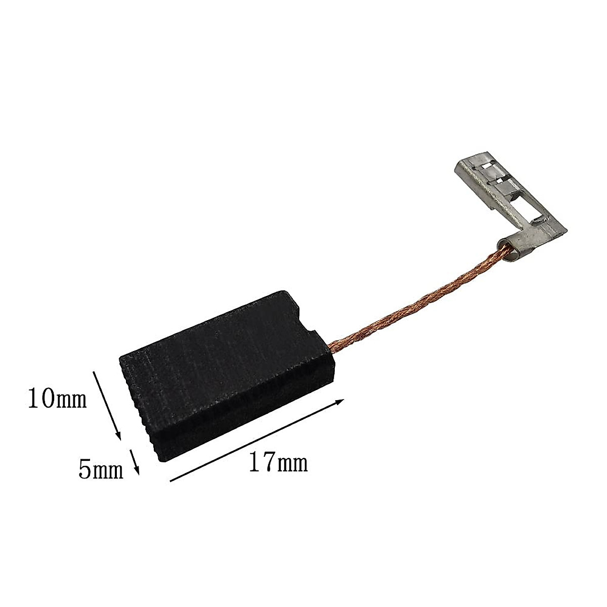 Carbon Brushes 1617014124 for Bosch 124 Rotary Hammer GBH4 DSC 5X10X17 mm