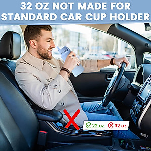 Lexlion Tea Infuser Bottle - Fruit Infuser Water Bottle 32 Oz, Triple Walled Insulated Stainless Steel Bottle, Thermal Leaf Infuser, Silicone Sleeve, 3 Lids Leakproof, Metal Mug Gallon