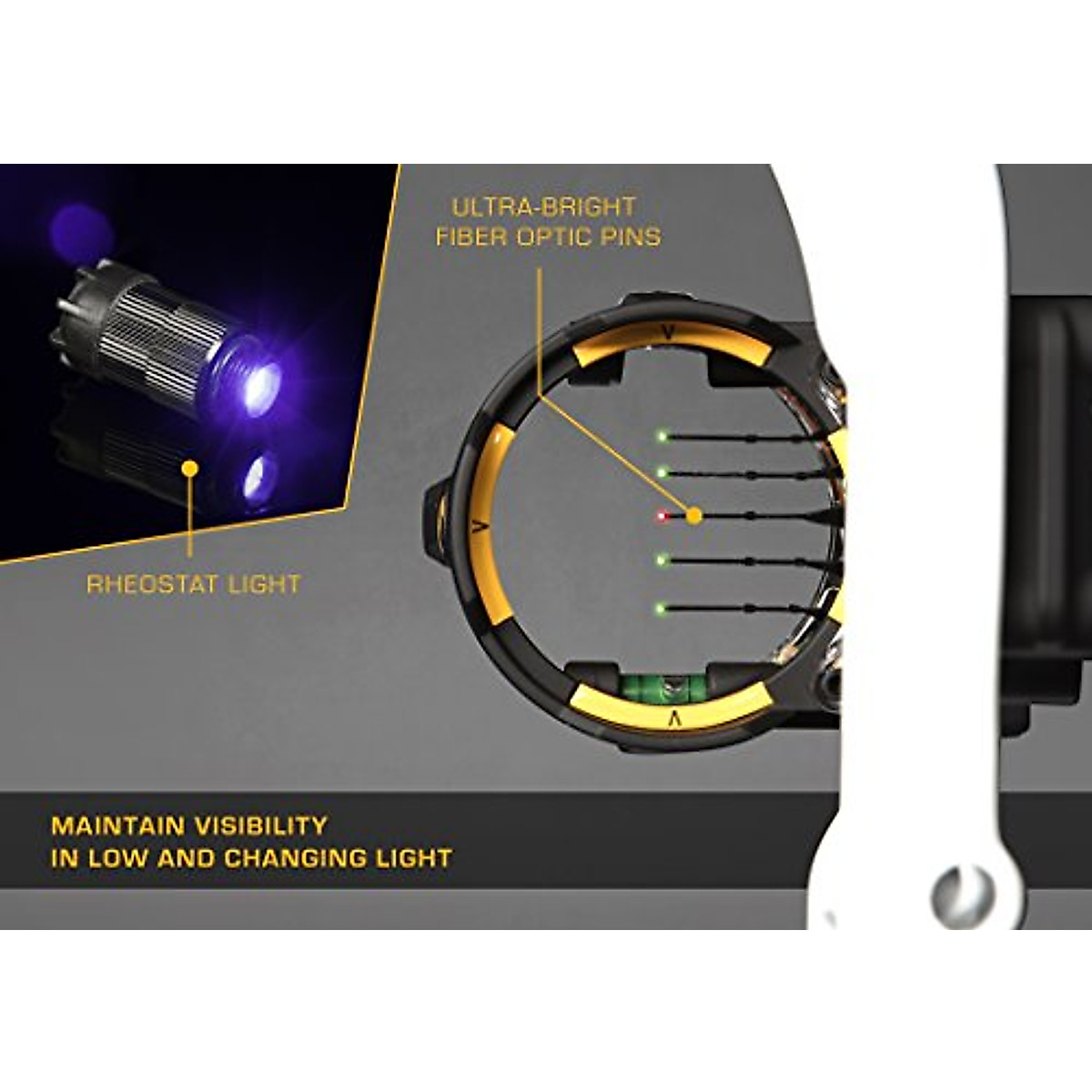 Trophy Ridge React H5 Archery Bow Sight, Right Hand, 0.019 Pin