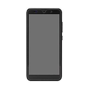 Zerodis Smartphone, Full Screen Phone 512 MB RAM Dual Cards Dual Standby for Calling (Black)
