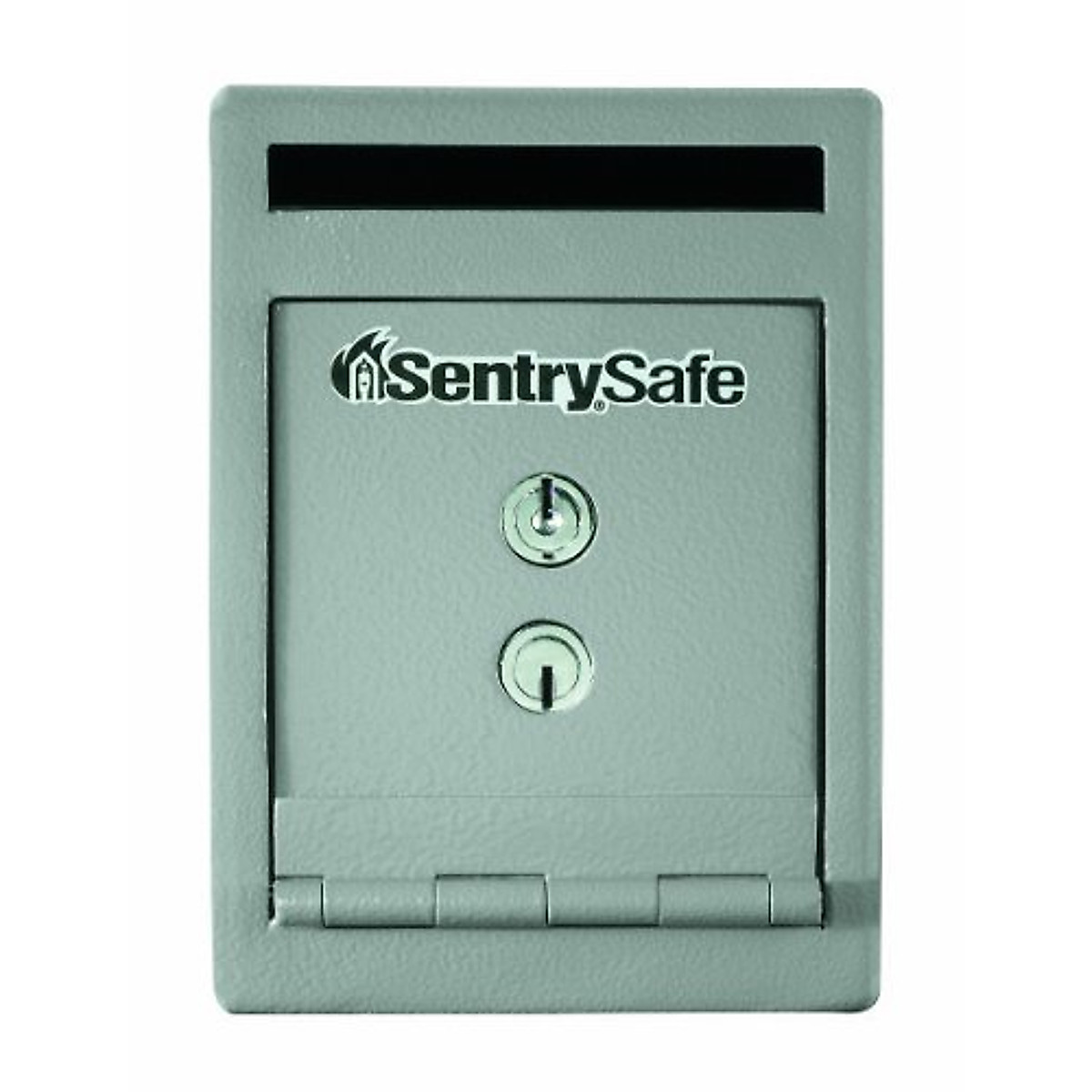 SentrySafe Depository Safe with Dual Key Lock, Steel Drop Slot Safe for Offices and Businesses, Stores Cash, Money, 0.23 Cubic Feet, 8.5 x 6 x 12.3 Inches, UC-025K