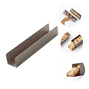 HONMEET 1pc Cookie Organizer Cupcake Cake Making Tray Biscuit Making Mold French Bread Loaf Dessert Mould Kitchen Supply Matzo Crackers Loaf Bread Pan Carbon Steel Mold Kitchen Supplies