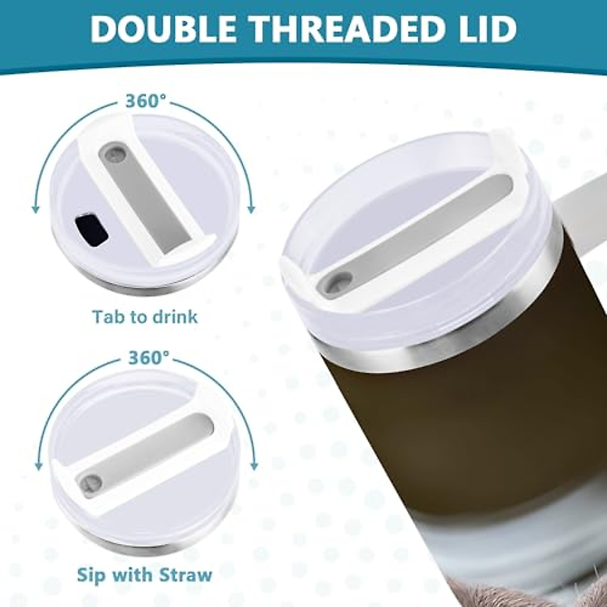 Nexawaveo Otters Family Tumbler With Handle And Straw 30-40oz Insulated Tumbler Cups With Lid Stainless Steel for Cold Water and Drinks for School Work Sports Car Travel and Weekends