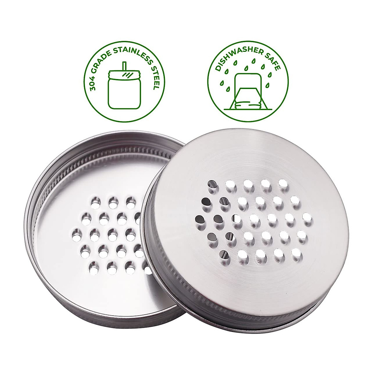 Mason Jar Lifestyle Grater/Shredder Lid for Wide Mouth Jars (3 Pack)