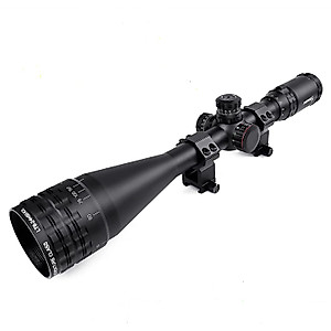 Hunting Rifle Scope R/G/B Illuminated Riflescope, Adjustable Objective (LT6-24X50)