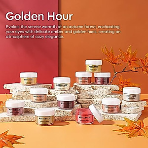 modelones Acrylic Powder Set - 12 Colors Fall Winter Acrylic Powder for Nails Set Professional Colored Acrylic Nail Powder Glitter Red Gold Orange Acrylic Polymer Powder Halloween Thanksgiving Gifts