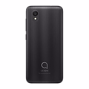 Alcatel 1 (2021) 4G LTE Unlocked 5 inch 5MP Flash 5033E Quad Core Factory Unlocked Worldwide (NOT VERIZON Boost Cricket) Desbloqueado Android 11 (32GB, Volcano Black)