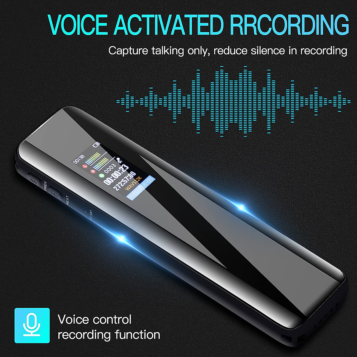 5-Star Compatible Inkjet Cartridge 64GB Professional Digital Voice Recorderr