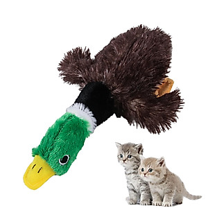 MCGOS Plush Animal Dog Toys, Squeaky Stuffed Animal Toys, Durable Squeaky Teething Dog Toys, Interactive Soft Plush Puppy Chew Toy, Pet Toys, for Small, Large Dogs Boredom Relief, Training, Playing