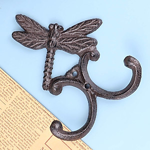 GANAZONO Unique Animal Shape Iron Wall Hook Coat Hanger for Home Office Door Back Wall Hanging Hook