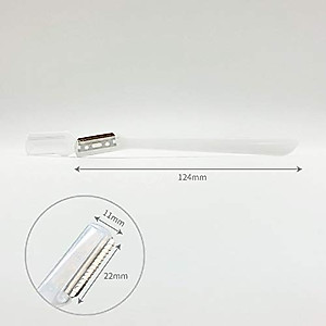 SILSTAR MADE IN KOREA RAZOR BLADE 6pcs - Exfoliating Dermaplaning. Eyebrow Trimmers Razor, Facial Shaver Face Precision Razor Blade Dermaplaning Razors Tool, Eyebrow Shaper Face Hair Remover