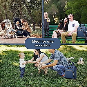 CRAWL Diaper Backpack, Bag, Waterproof Backpack, Back Pack, Red, Blue, Pink, Multicolored, Backpack (Blue)