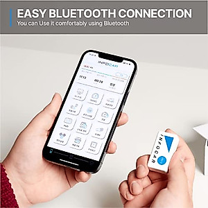 INFOCAR smart scanner, Smart Vehicle Health Monitor, Wireless Bluetooth OBD2 Car Code Reader with App, Car Scan Tool for iPhone and Android