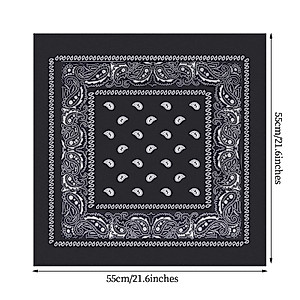 choyaxo Western Cowboy Costume Set Including Cowgirl Hat Heart Shaped Sunglasses and Bandana for Halloween，Black