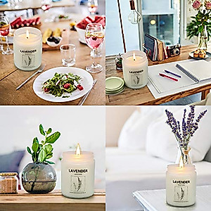 4 Pack Lavender Candle for Home Scented, 28.8 oz Aromatherapy Candles Gifts Set for Women, Soy Wax Candles for Home, 180 Hours Long Lasting Scented Candles for Bath Yoga Birthday