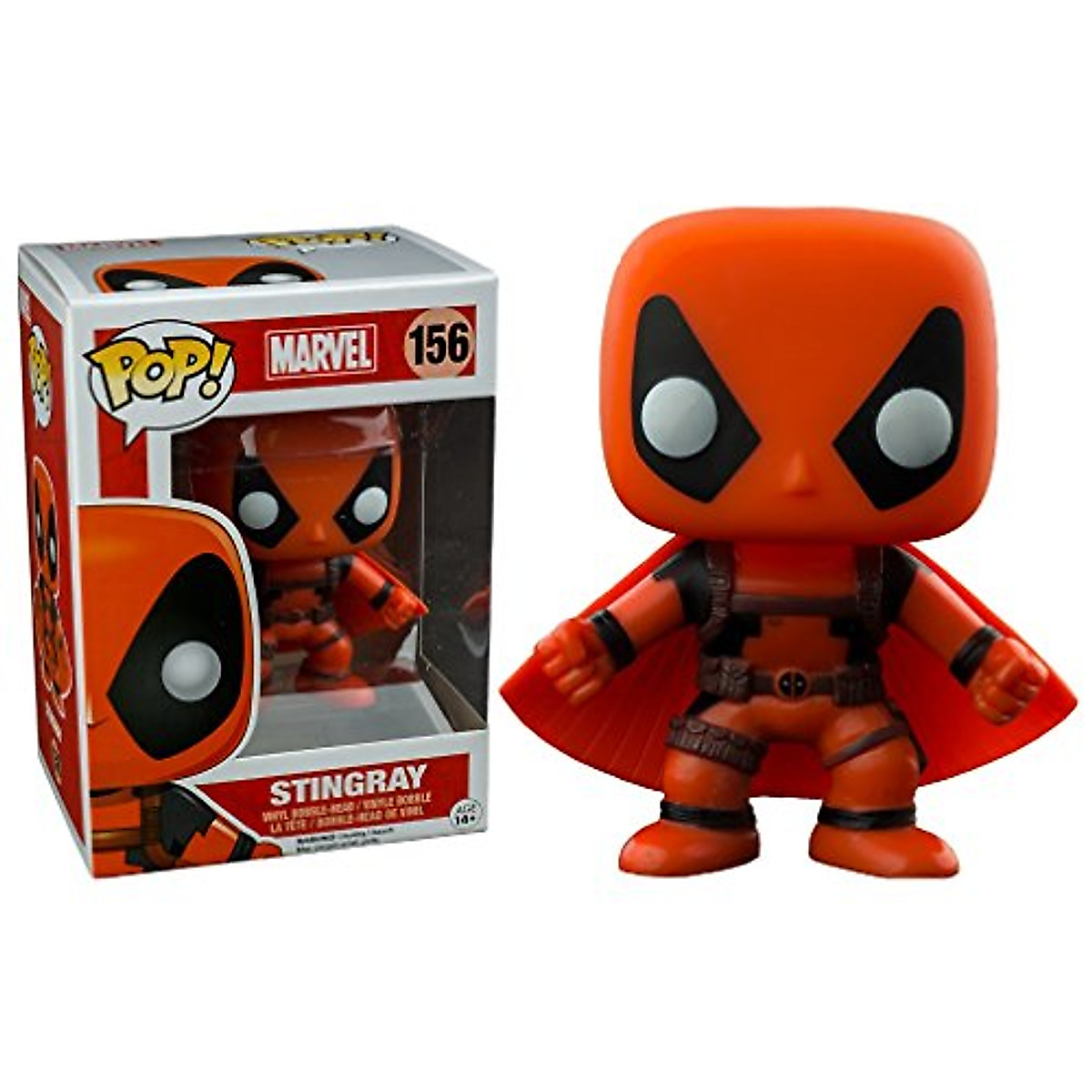 Funko BOBUGT938 Marvel Figure - Pop Vinyl 156 - Deadpool Stingray Rainbow Squad
