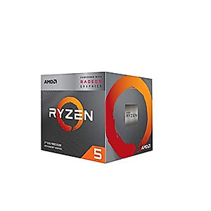 AMD Ryzen 5 3400G 4-core, 8-Thread Unlocked Desktop Processor with Radeon RX Graphics
