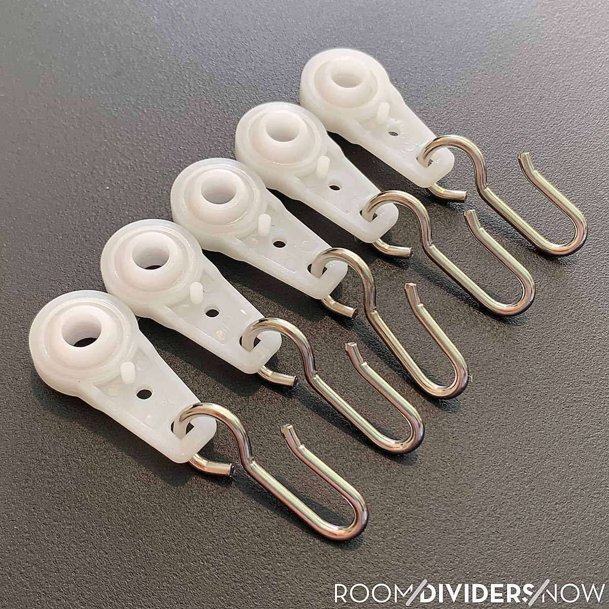 Room/Dividers/Now Wall-Mounted Track Roller Hooks (1 Pack of 20), Curtain Track Hooks