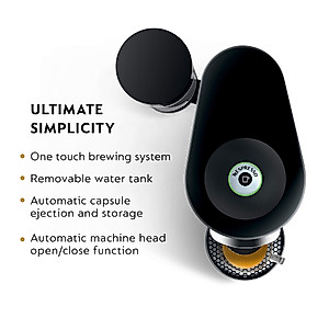 Nespresso VertuoPlus Deluxe Coffee and Espresso Machine by De'Longhi, Piano Black