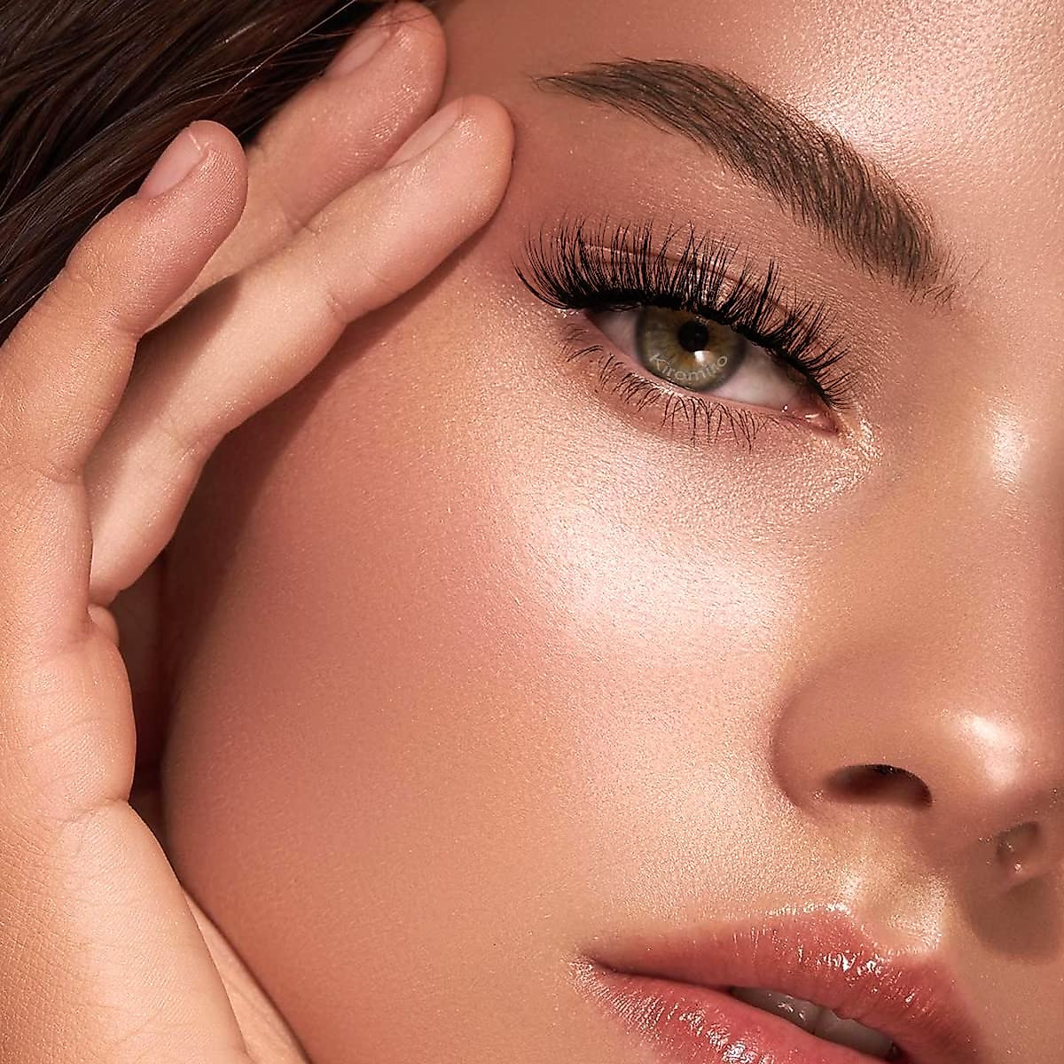 Lashes Natural Look False Eyelashes Clear Band Wispy Faux Mink Eyelashes Fluffy Short Natural False Lashes Cat Eye Strip Lashes That Look Like Extenison D Curl Lashes Pack 7 Pairs