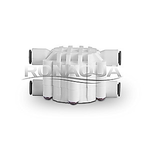 Automatic Shut off Valve Quick Connect 1/4" Inch Fittings for Water Filters/Reverse Osmosis RO Systems by Ronaqua