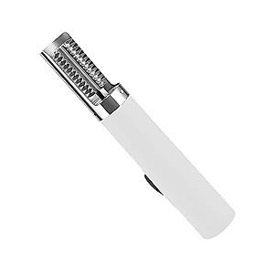 MagiDeal Electric Fish Scaler Fish Skinner Without Fuss or Mess Seafood Tools Stainless Steel Easy to Use Roller Cutter Remover for Home Cooks Chef, White